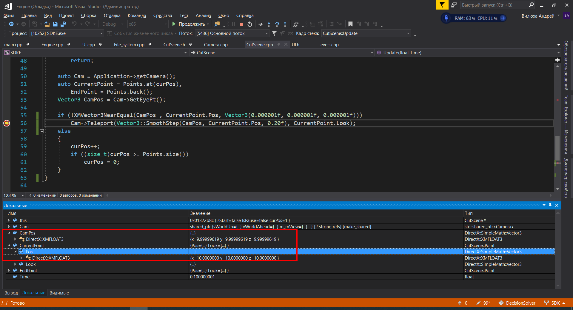 Vector3 does not Equal If use Lerp\SmoothStep · Issue #190 · microsoft ...