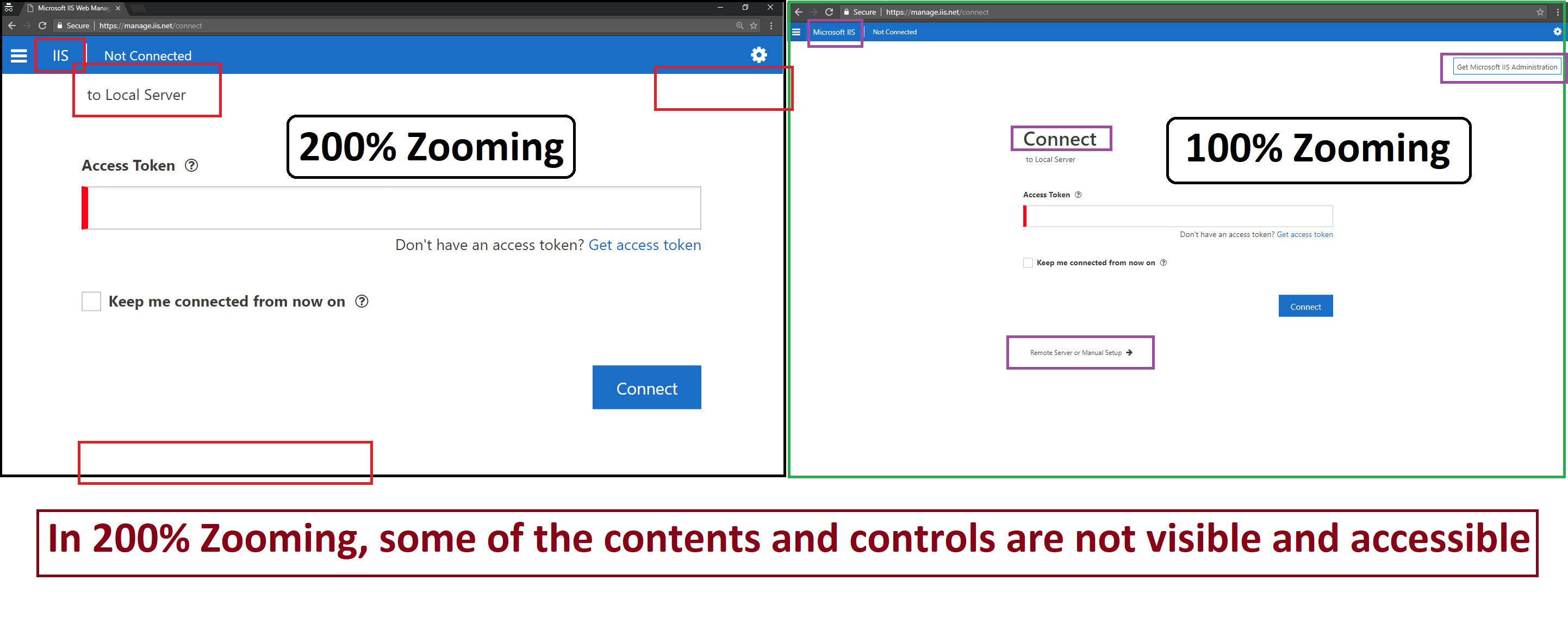 [Accessibility] A11y_Manage.IIS.Net_Connect to Local Server_Zooming ...