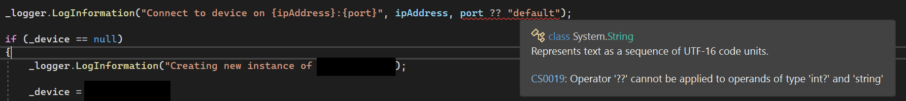 Suggested fix to IDE0030 on Nullable Int results in CS0019 · Issue #67770 · dotnet/roslyn · GitHub