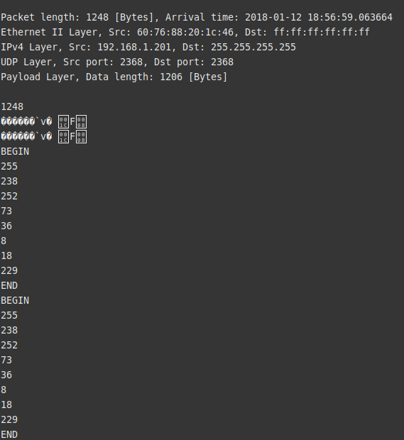 Use data in a package captured by PcapPlusPlus · Issue #139 · seladb/PcapPlusPlus · GitHub