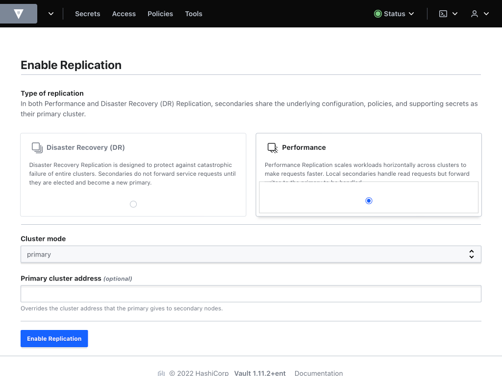 UI Bug in "Enable Replication" page · Issue #16604 · hashicorp/vault ...