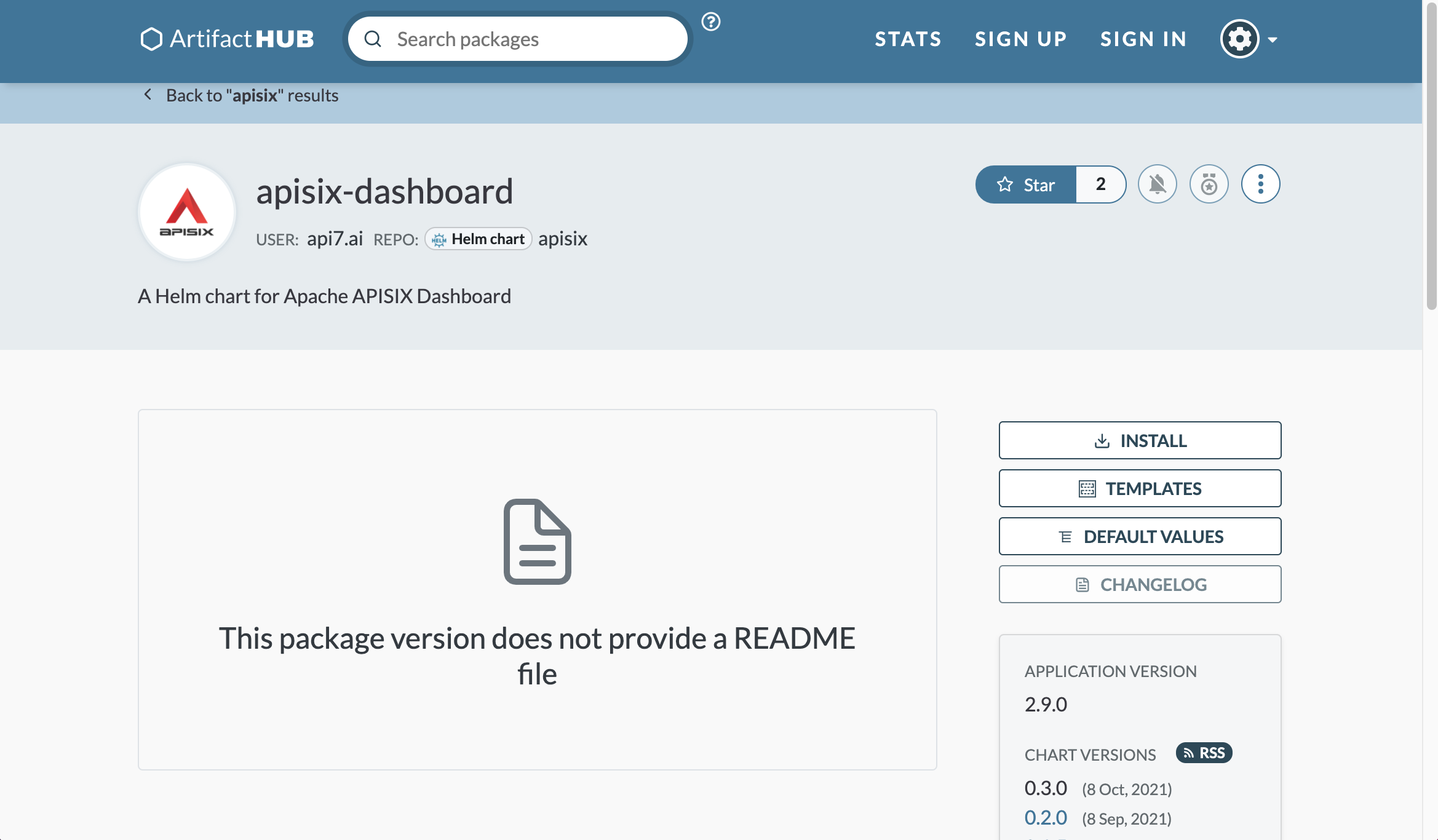 docs: add READEME.md to artifacthub.io · Issue #189 · apache/apisix-helm-chart · GitHub