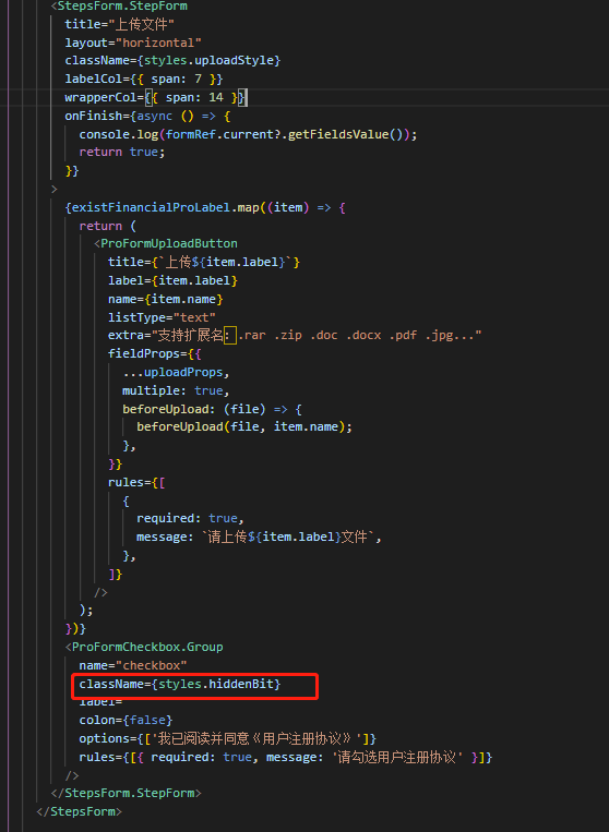 🧐[问题]StepsForm分布表单无法通过className修改ProFormCheckbox.Group样式 · Issue #4401 · ant-design/pro ...