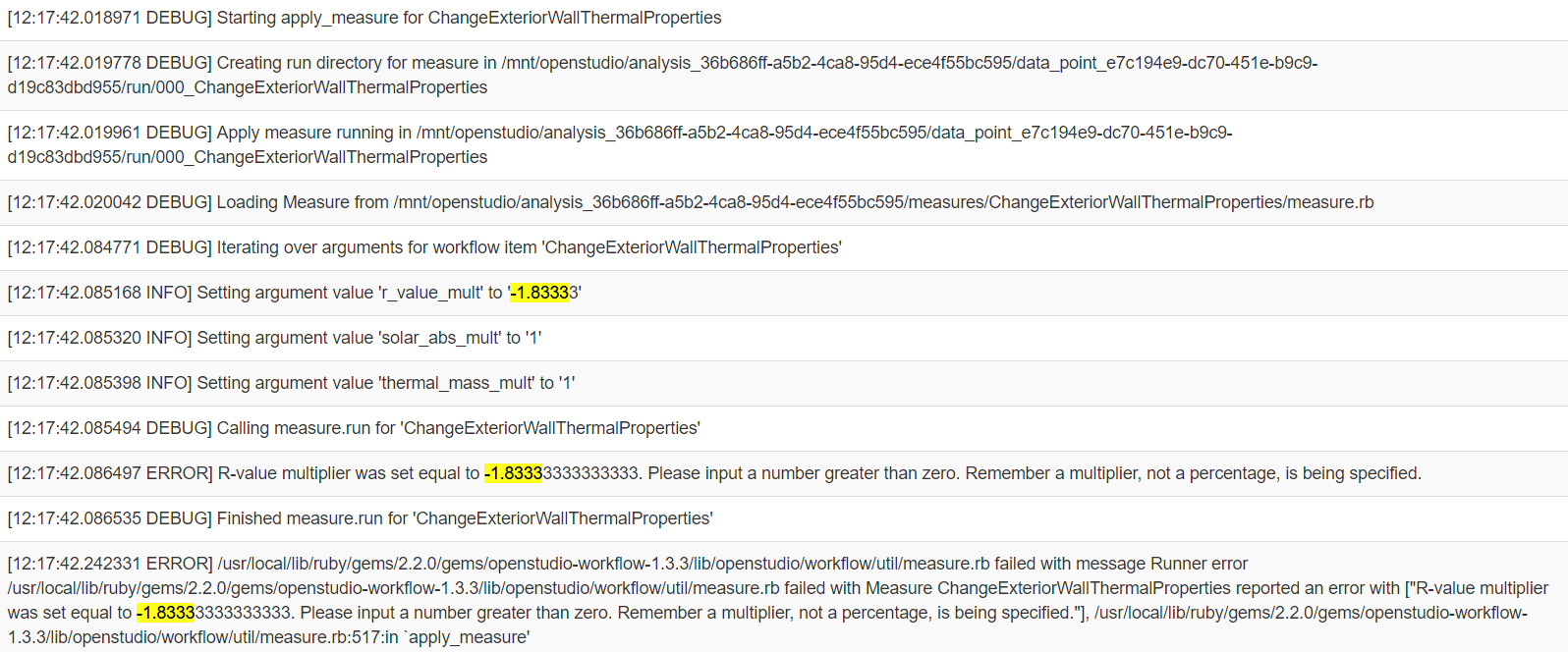 Datapoint failure using Morris method · Issue #96 · NREL/OpenStudio-PAT · GitHub