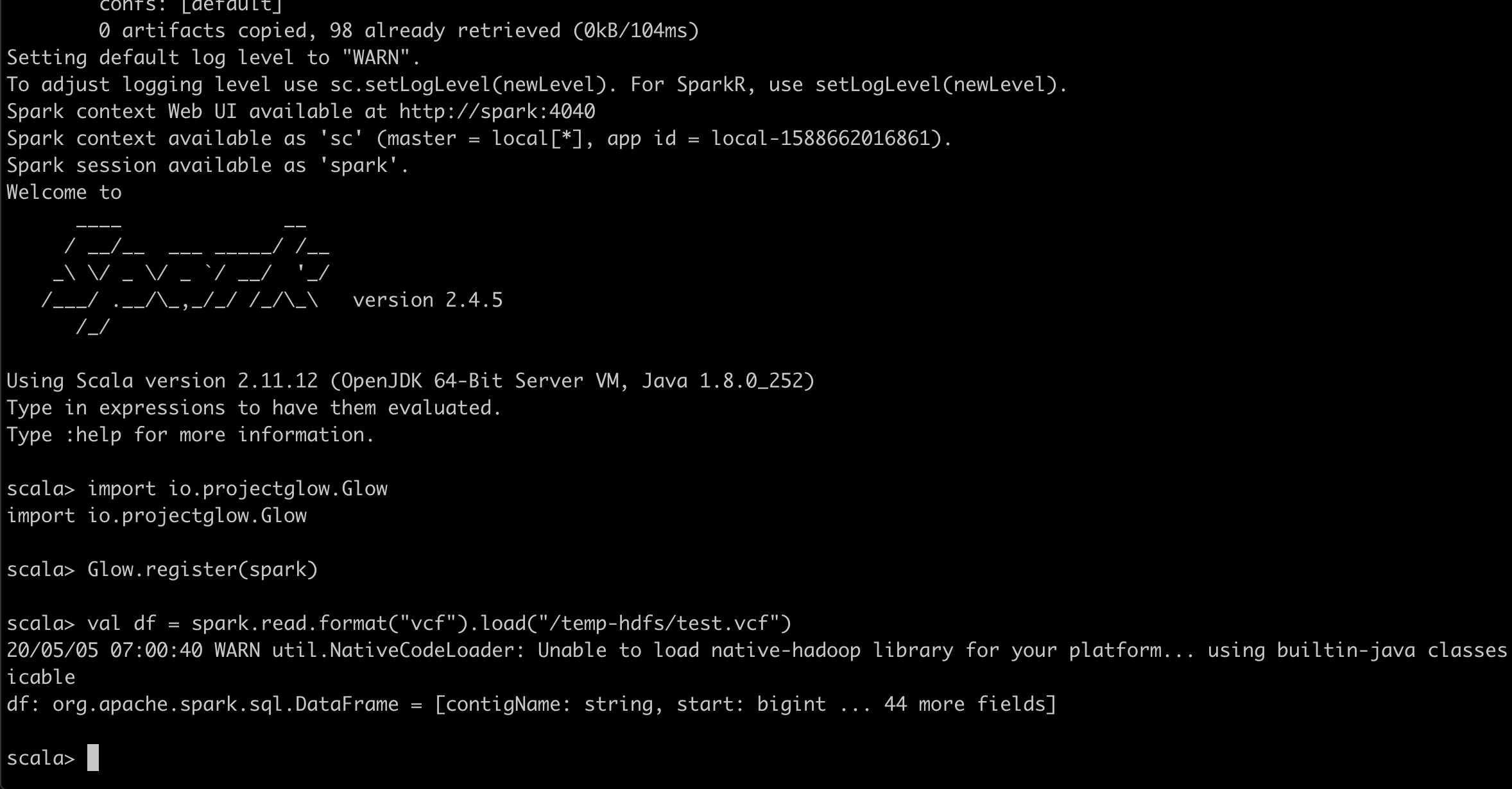 Hello, there is a problem with starting pyspark · Issue #203 · projectglow/glow · GitHub