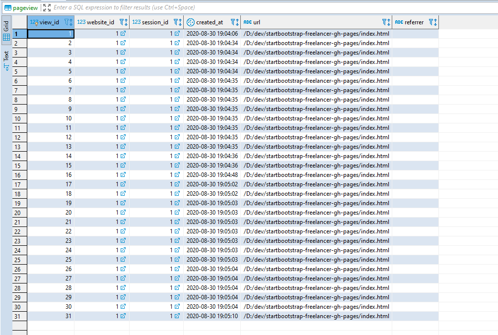 Error in endpoint api/website/[id]/metrics · Issue #82 · umami-software/umami · GitHub