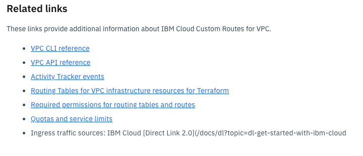 Broken Link on About Route Tables Page · Issue #24 · ibm-cloud-docs/vpc · GitHub