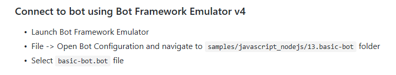 13.basic-bot for node does not have a .bot file · Issue #919 · microsoft/BotBuilder-Samples · GitHub