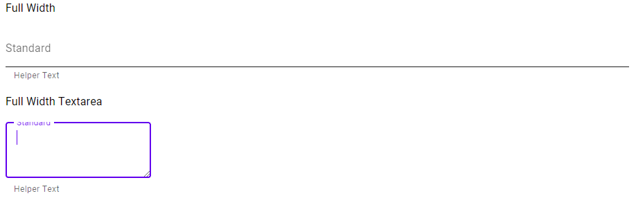 Mdc text field textarea With Variant Full Width Unexpected Behaviour Issue 4246 Material 