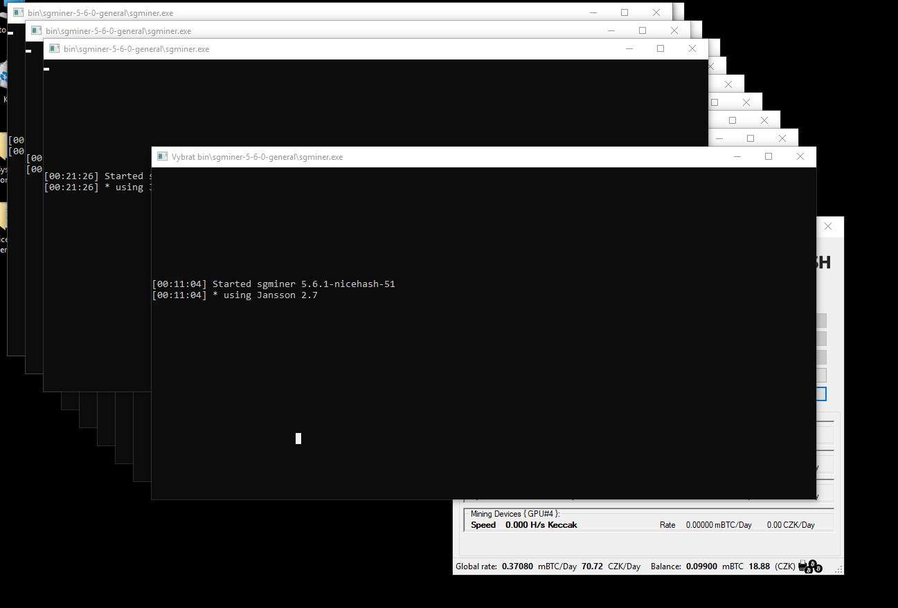 1.8.1.11 opens too much sgminer.exe consoles · Issue #1157 · nicehash/NiceHashMiner · GitHub