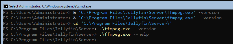 Windows Core: Can not assign ffmpeg path · Issue #9524 · jellyfin/jellyfin · GitHub