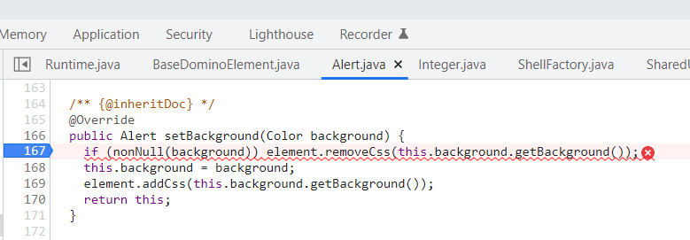 Alert Throws Nullpointerexception When Setbackground Is Invoked · Issue 632 · Dominokit Domino