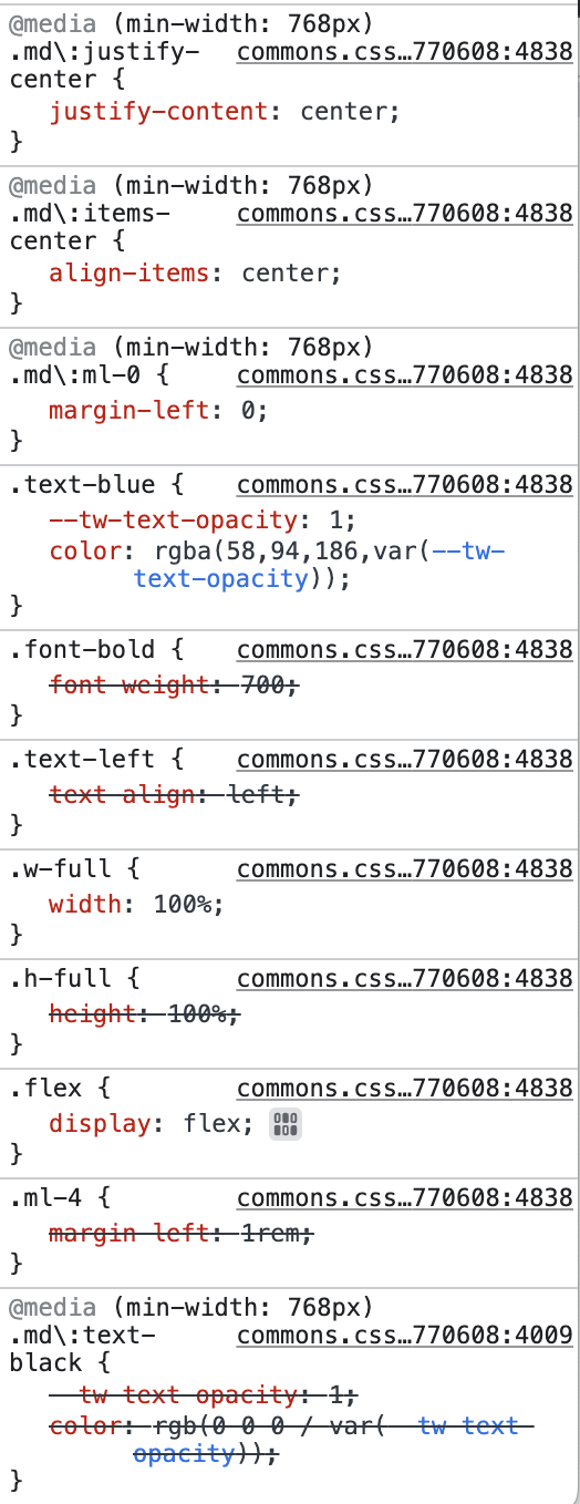 Why isn't the responsive breakpoint taking precedence on text-color? · tailwindlabs tailwindcss ...