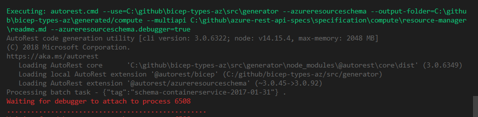 [Question] Debugging LangServer from Visual Studio (not Code) · Issue #1376 · Azure/bicep · GitHub