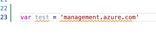 `no-hardcoded-env-urls` diagnostics have incorrect span positions · Issue #3646 · Azure/bicep ...