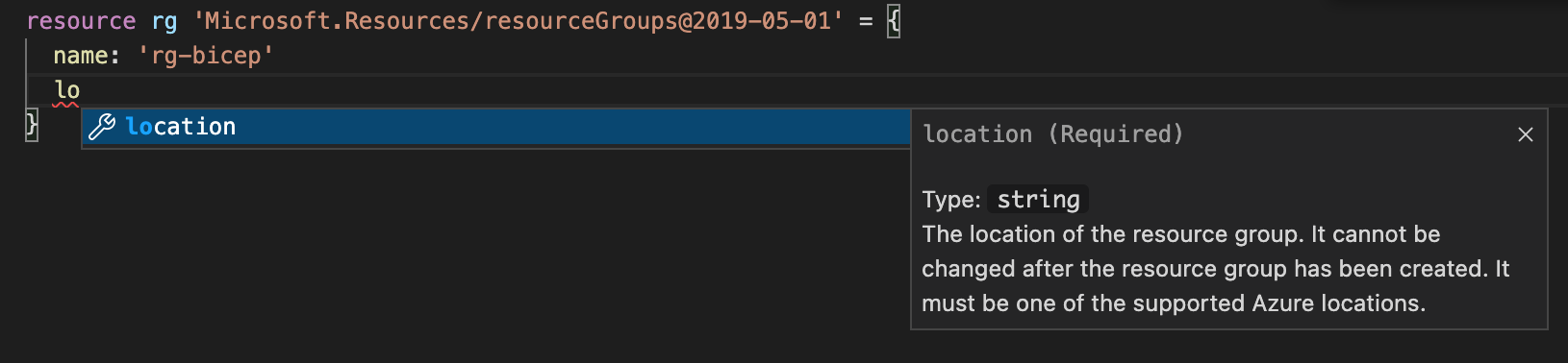 Module `@description` values should be shown in completion details · Issue #4919 · Azure/bicep ...