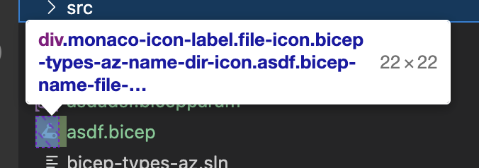 Extension-contributed icons are shown out of alignment with built-in ...