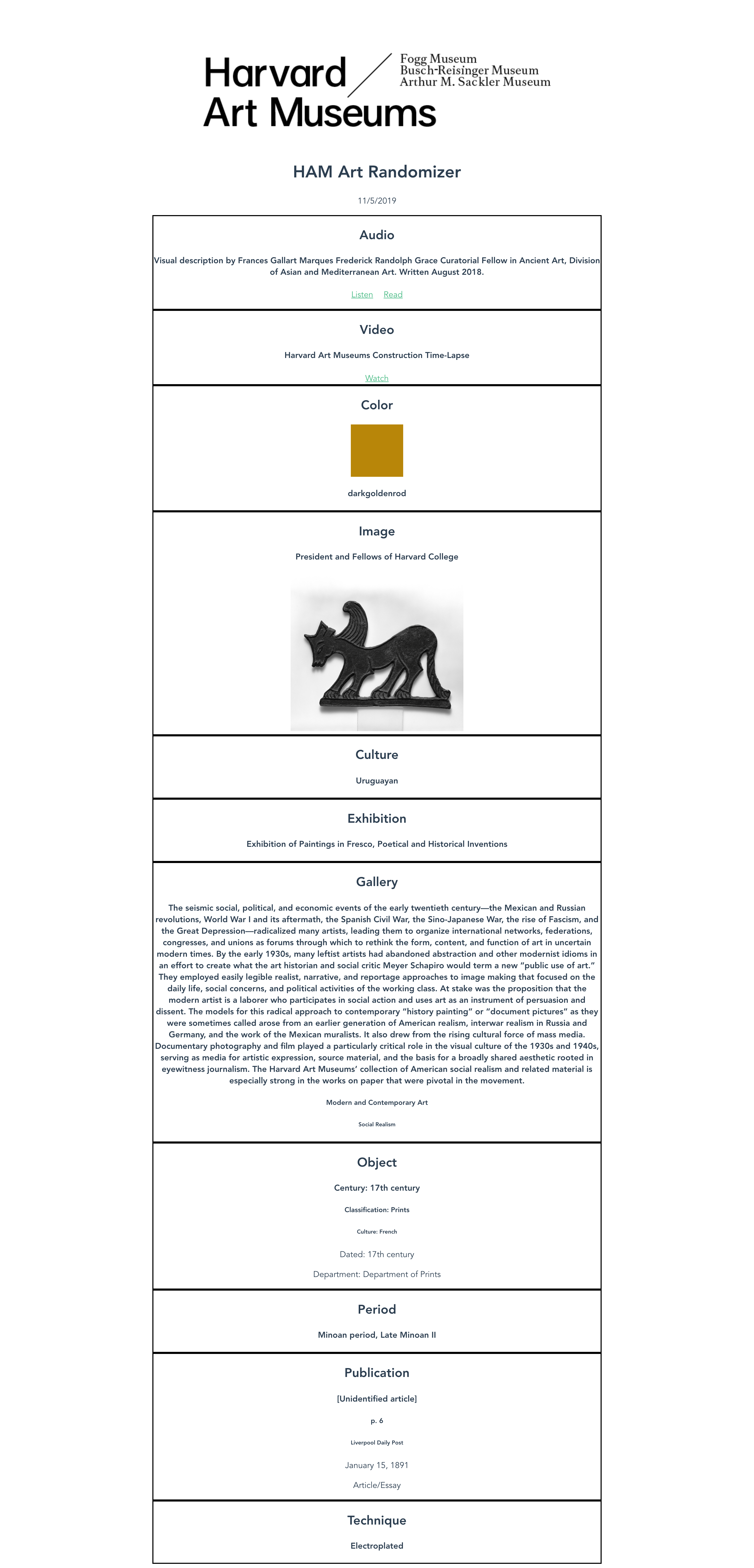 GitHub - lundgrea/Vue-Harvard-Art