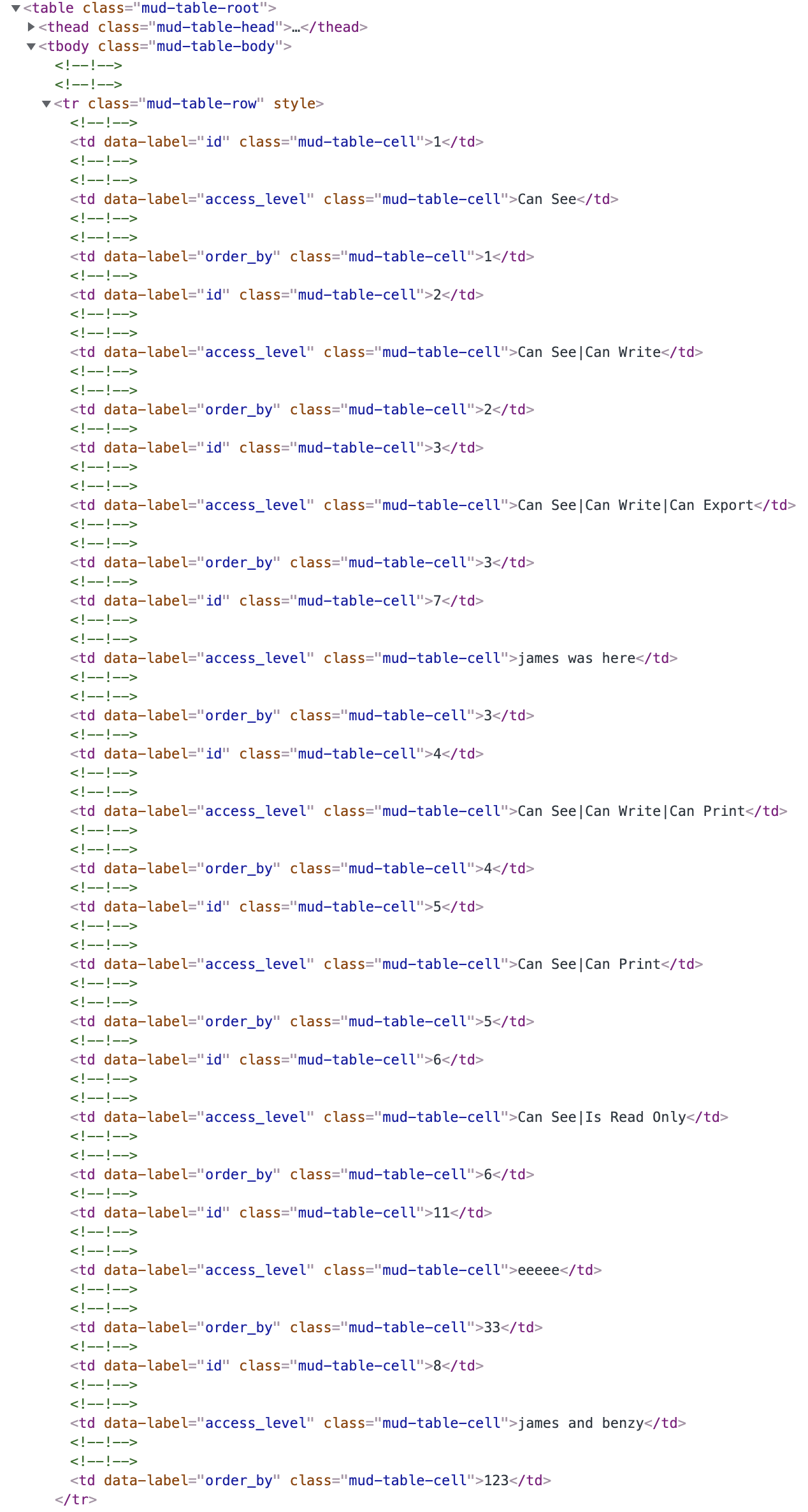 Using MudTable with DataTable or System.Dynamic.ExpandoObject · MudBlazor MudBlazor · Discussion ...