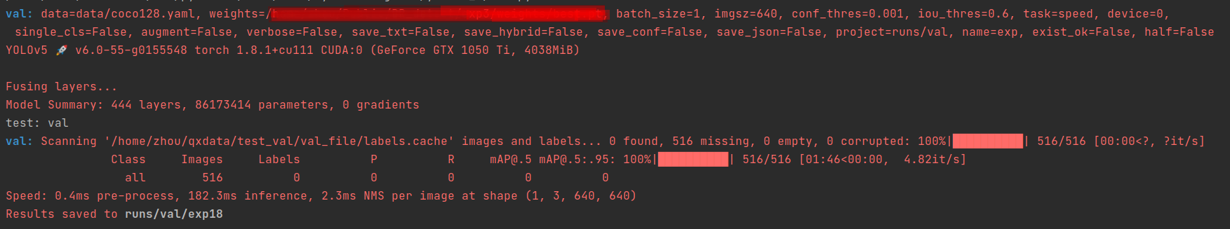 validation result is error · Issue #5620 · ultralytics/yolov5 · GitHub