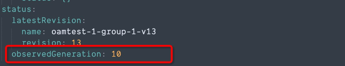 Observedgeneration In Component And Controllerrevision Should Be Equal [bug] · Issue 280