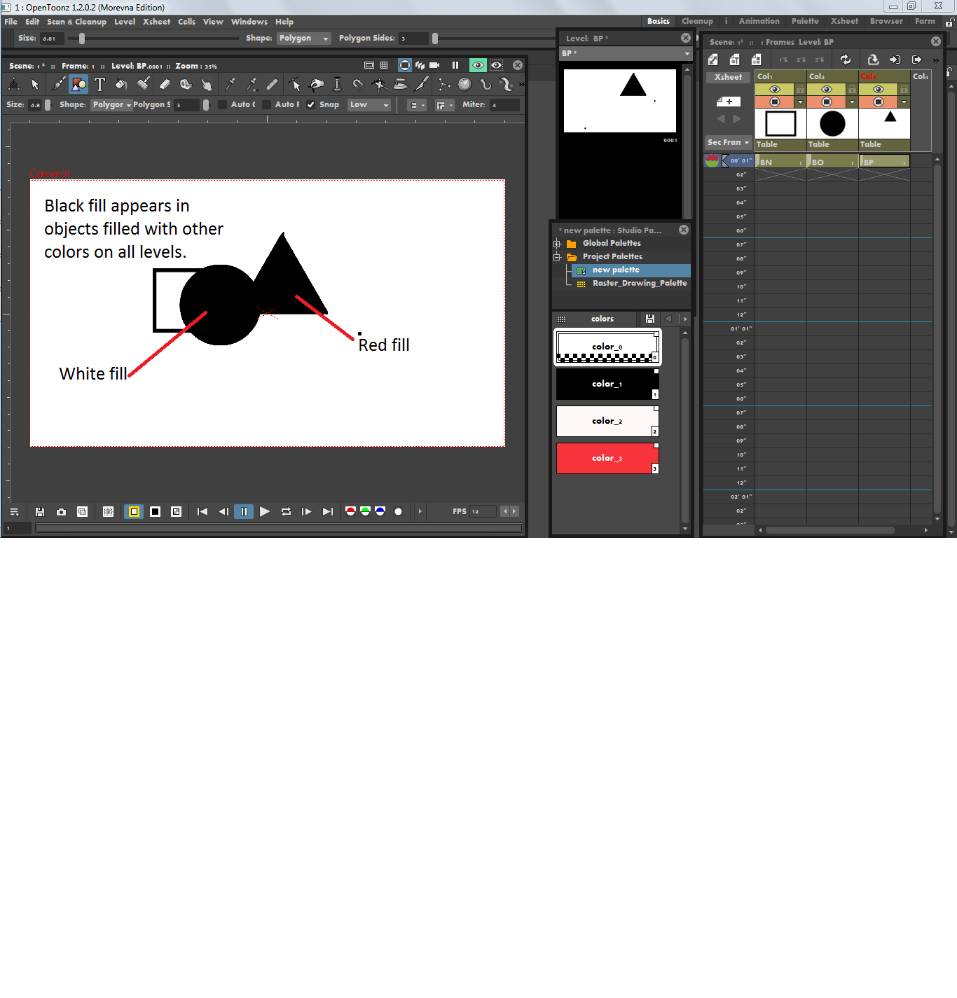 Black fill in objects filled with other colors.(opentoonz1.2.0.2 moverna version) · Issue #2010 ...