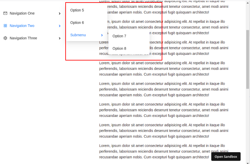 Ant Design Menu Css Issue When The Left Page Is Scroll Able · Issue 2530