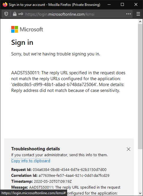 Graph explorer throwing AADSTS50011 error · Issue #599 · microsoftgraph ...