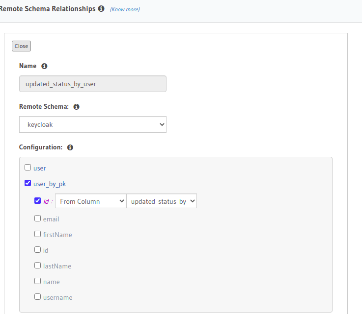 Remote schema is queried with null id