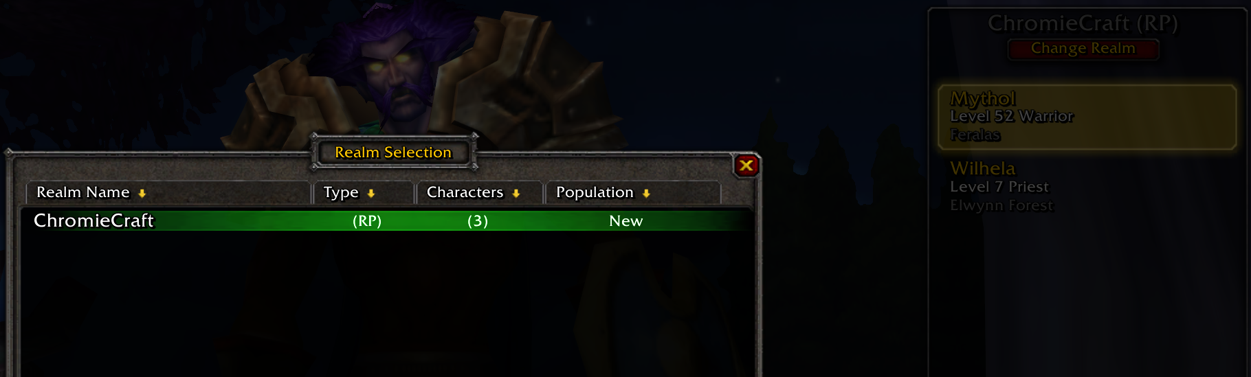 Realm Selection menu showing wrong number of characters · Issue #11990 ...