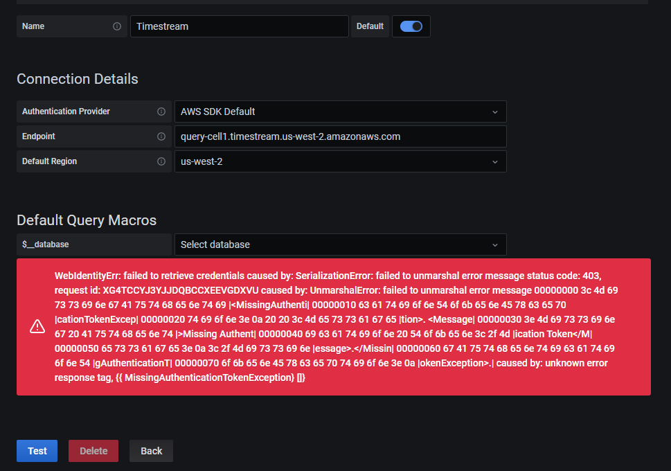 EKS IRSA sts:AssumeRoleWithWebIdentity broken in 7.4.0 · Issue #32531 · grafana/grafana · GitHub