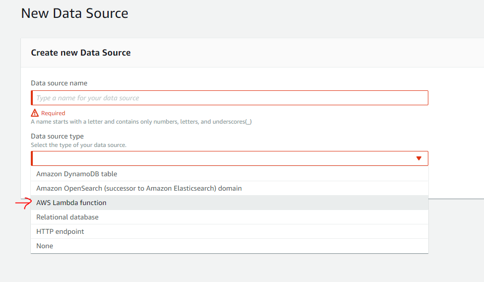 Allow to add a Lambda function as Data Source in AWS AppSync · Issue #998 · sst/sst · GitHub