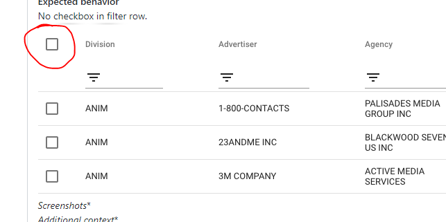 Selection box in FilterRow · Issue #613 · mbrn/material-table · GitHub