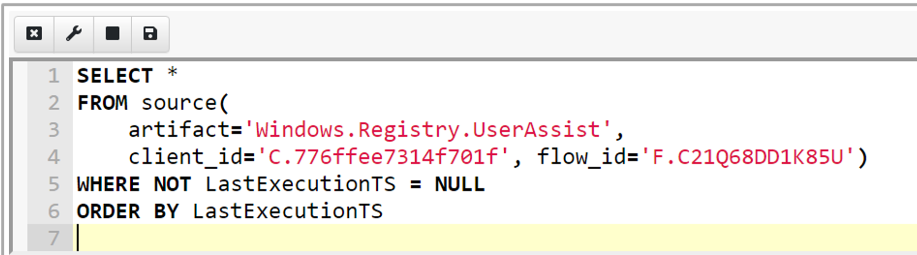 Notebook - Order by Timestamp in Userassist returns no results · Issue ...