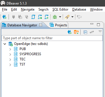 After updating DBEAVER does not display all the schemas of an OpenEdge connection · Issue #4020 ...