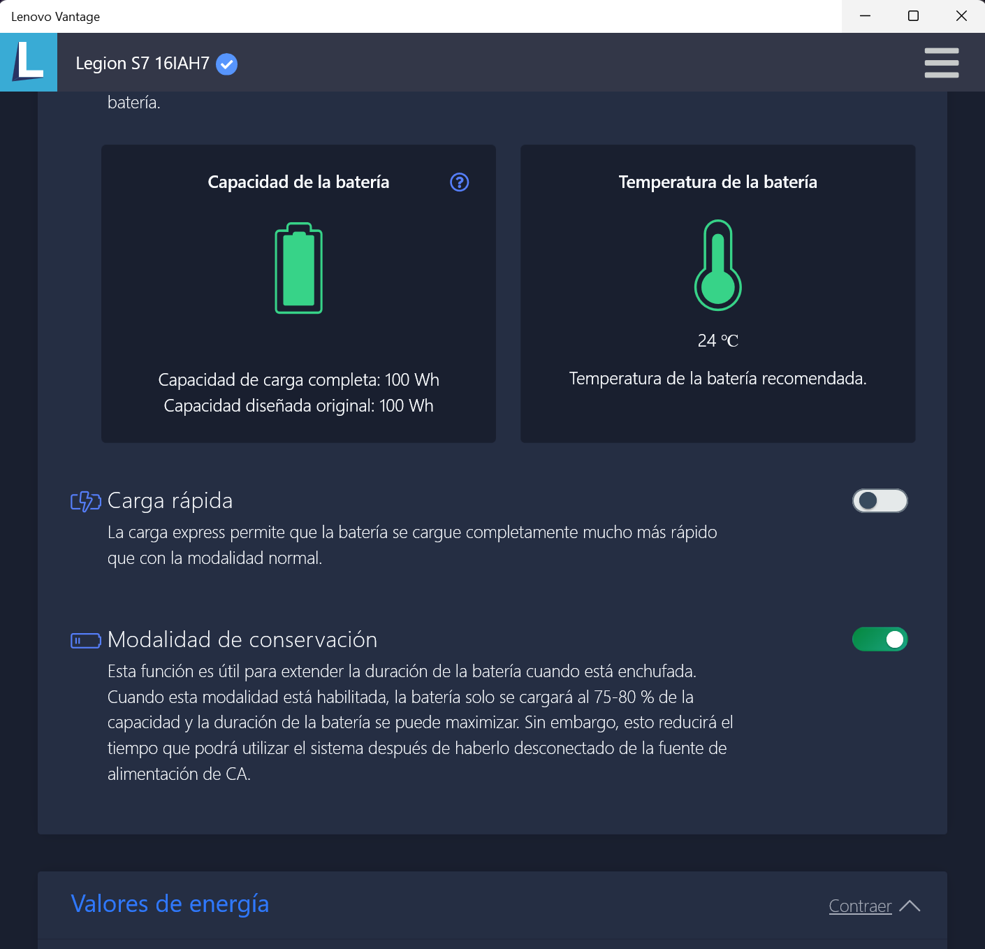 [BUG]: [Legion Slim 7 16IAH7] Support battery temperature reading · Issue #198 · BartoszCichecki ...