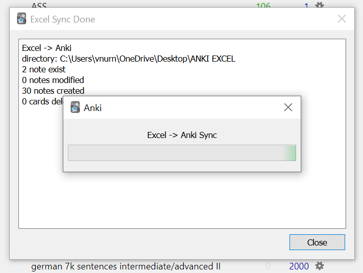 Anki freezes after sync either way. · Issue #14 · BlueGreenMagick/sync-excel-with-anki · GitHub