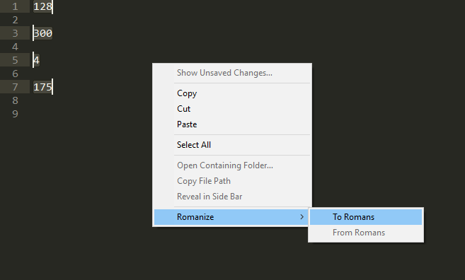 GitHub - GCTsalamagkakis/Romanize: Number Romanization Plugin For ...