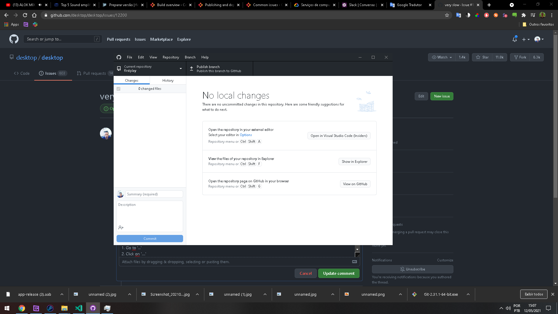 Very Slow Issue 12200 Desktop Desktop Github