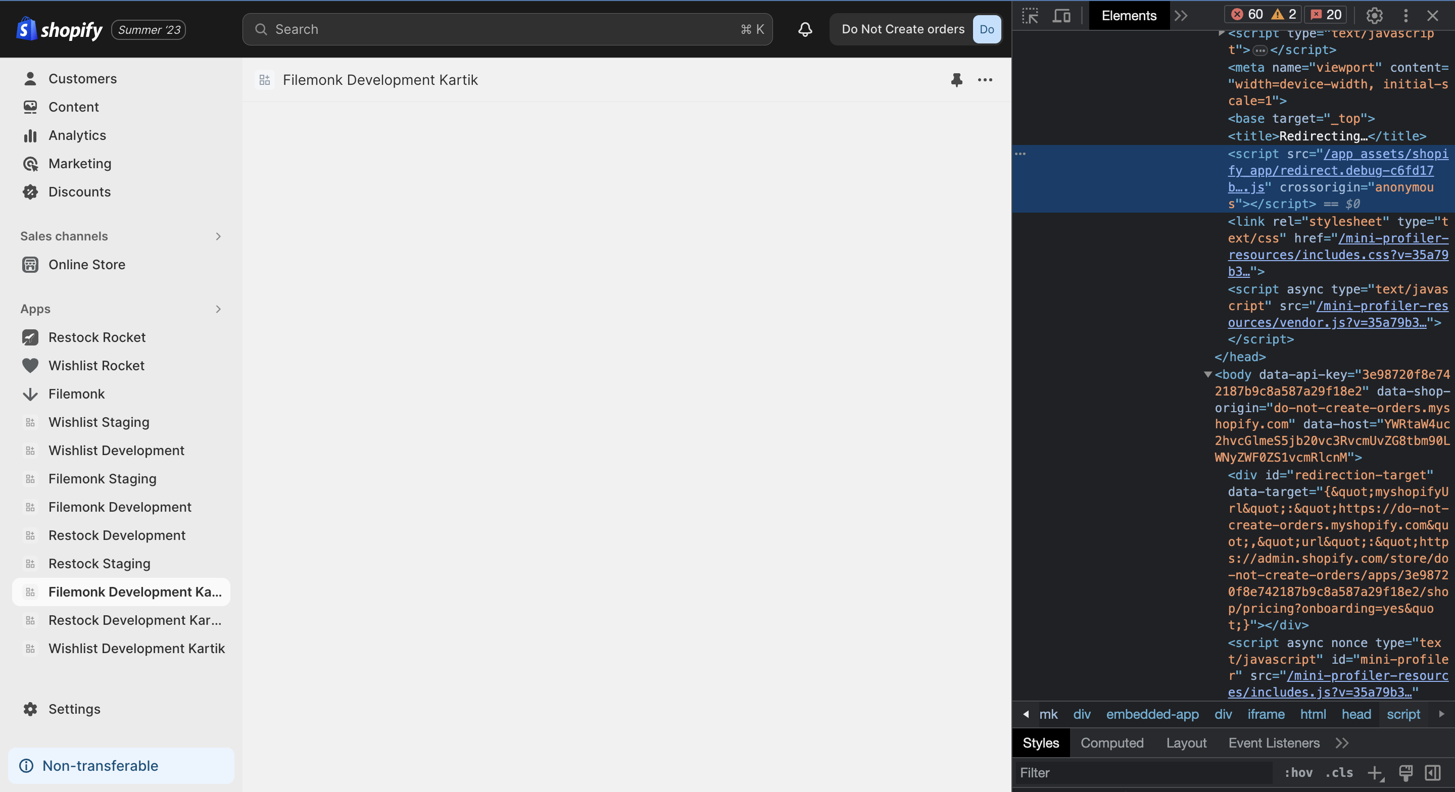 Fullpage redirect in embedded apps using shopify_app/shared/redirect stopped working · Issue ...