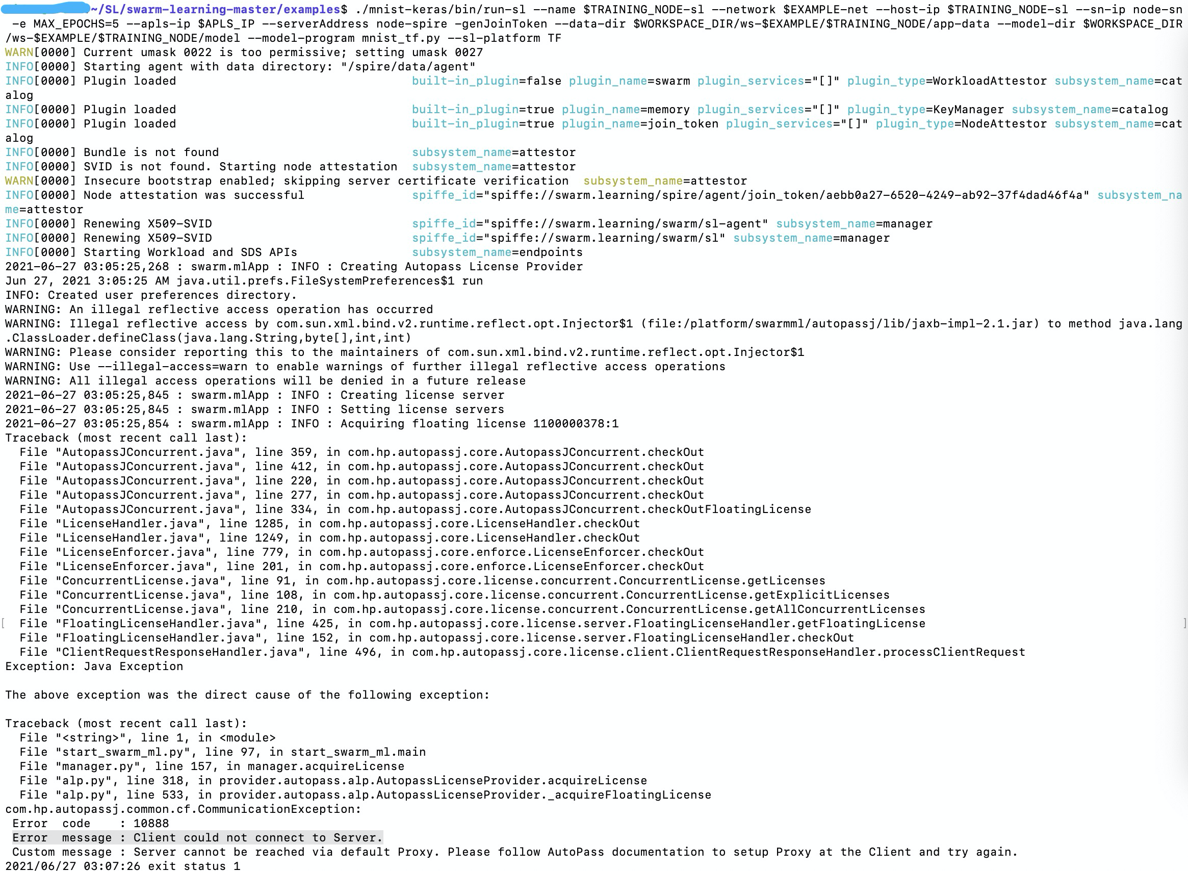 Mnist Keras Issue · Issue 8 · Hewlettpackardswarm Learning · Github