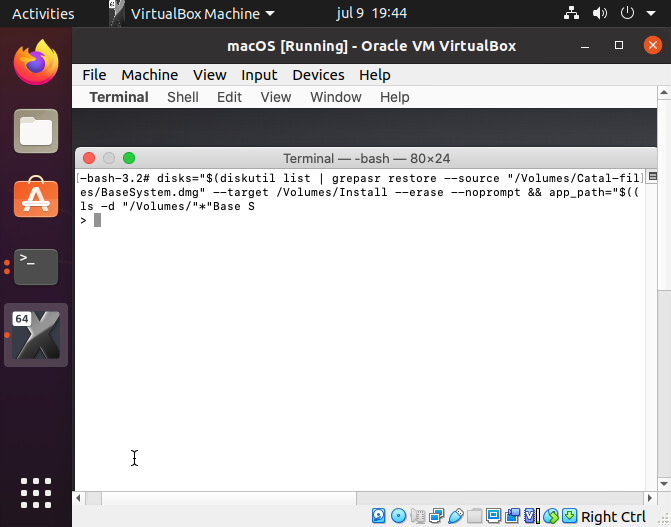 Catalina can't get past terminal screen - Ubuntu 20.04, screenshot attached · Issue #263 ...