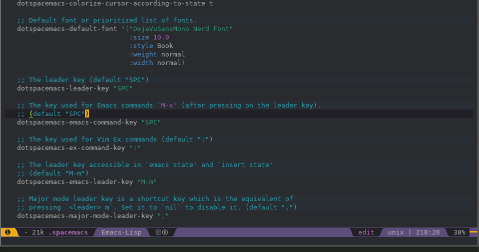 Please change the default font for Spacemacs to get a greet status line · Issue #13089 ...