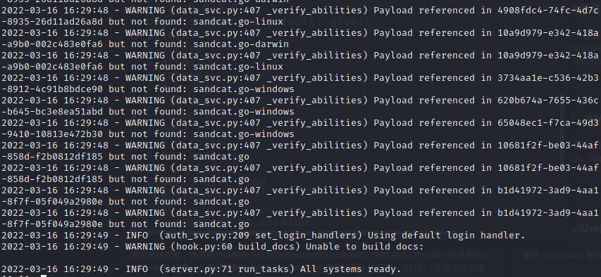 Unable to start caldera · Issue #2521 · mitre/caldera · GitHub
