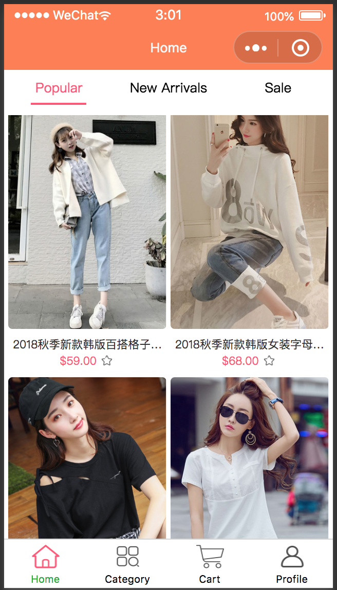 GitHub - JeomJeom/WechatMiniProgram-Ecommerce: WechatMiniProgram