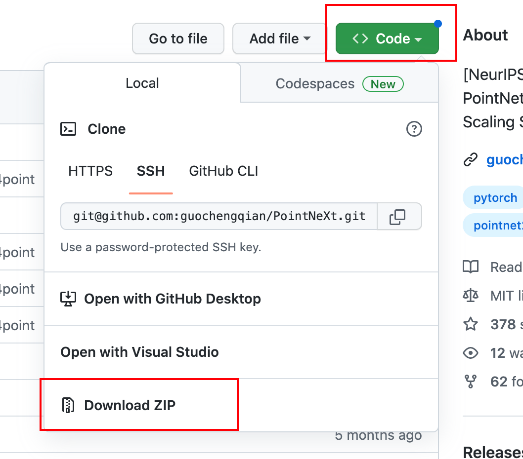 Why can't git? · Issue #86 · guochengqian/PointNeXt · GitHub
