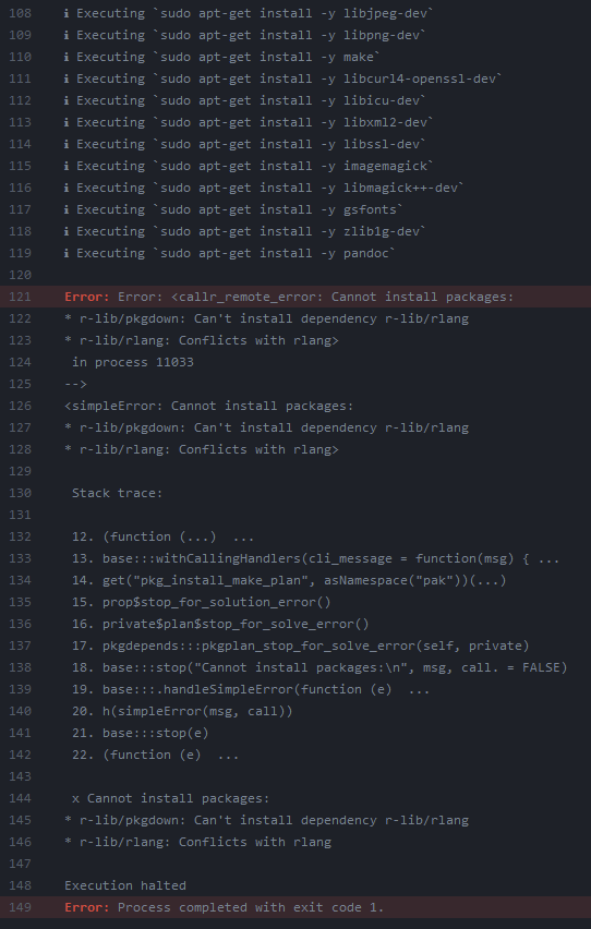 Installation of rlang fails in GitHub action when trying to install the pkgdown dev version with ...