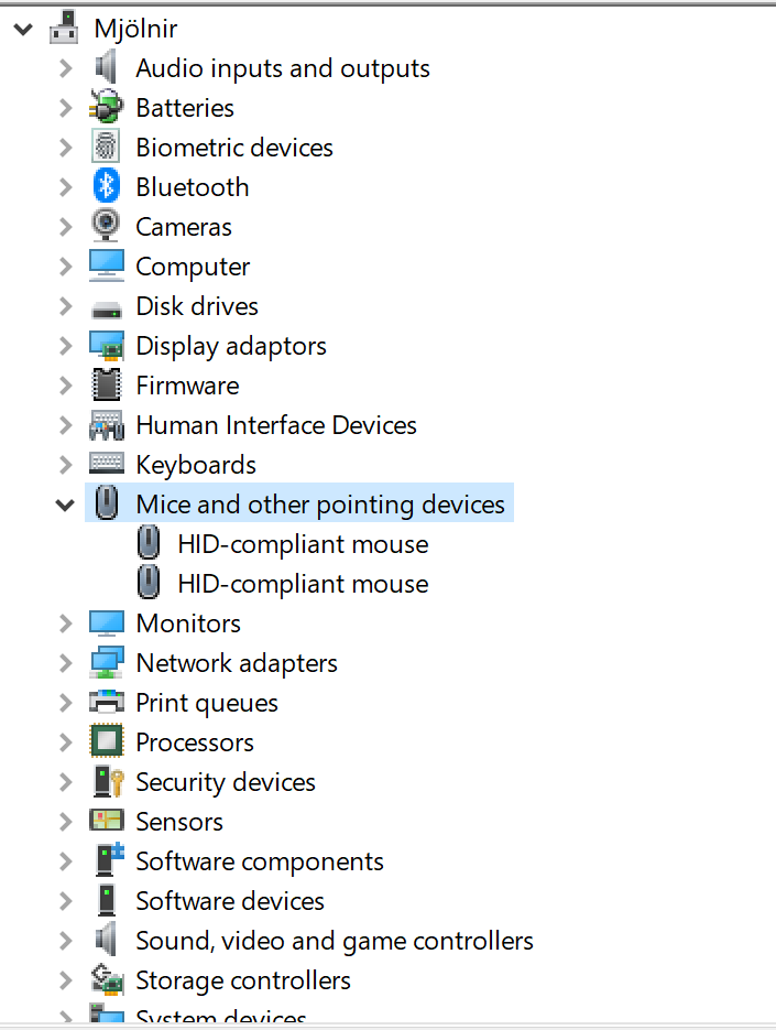 [Feature Request] Device Dependent Primary Mouse Button Configuration ...