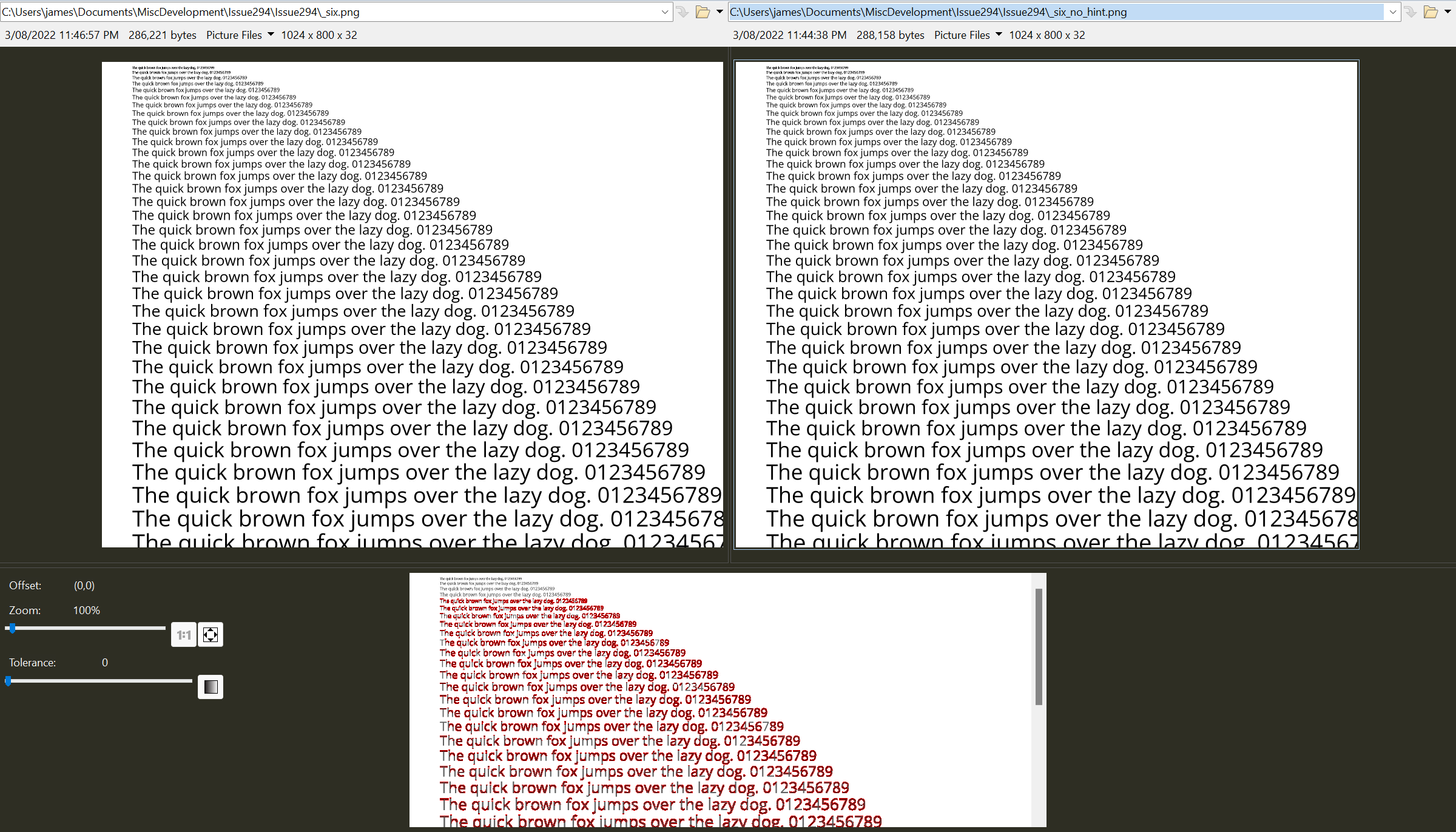 Hinting makes text looks like zalgo. · Issue #294 · SixLabors/Fonts · GitHub